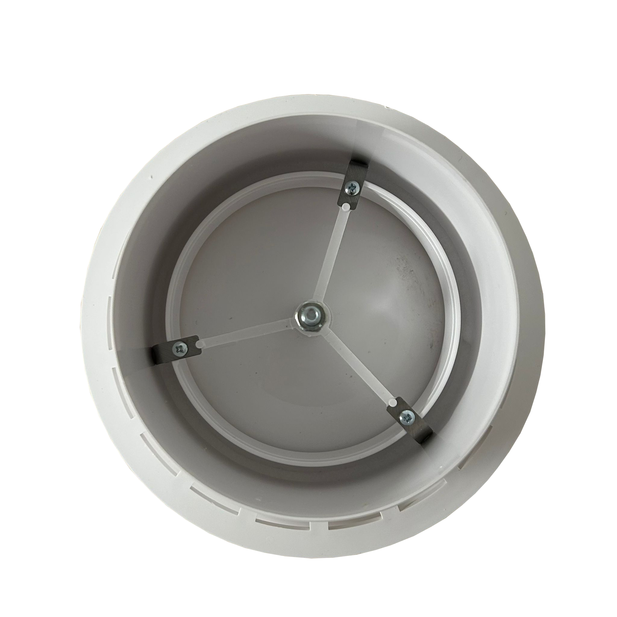 125mm - Ceiling Air Valve PVC (white) for Flexible Pipe Connection ...
