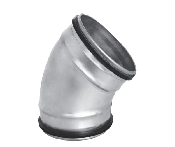 Quiet-Vent Metal 45º Vent Pressed Bend with seals – BPC Ventilation Store