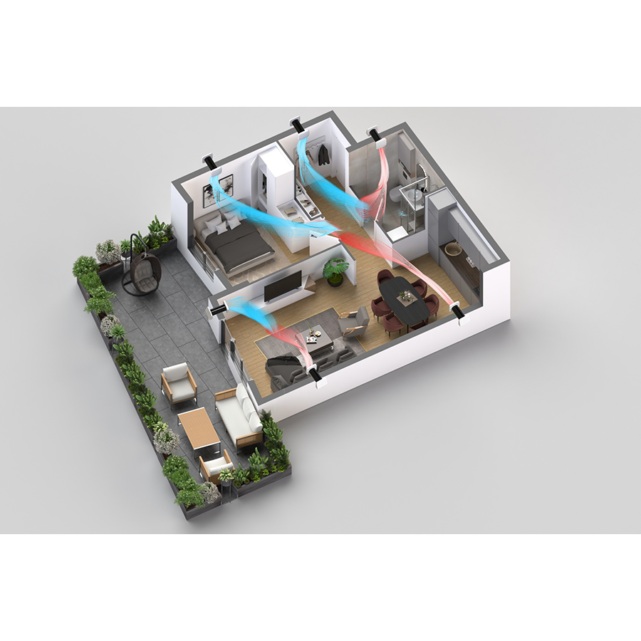 BSK Zephyr Mini Single Room Heat Recovery Unit – BPC Ventilation Store