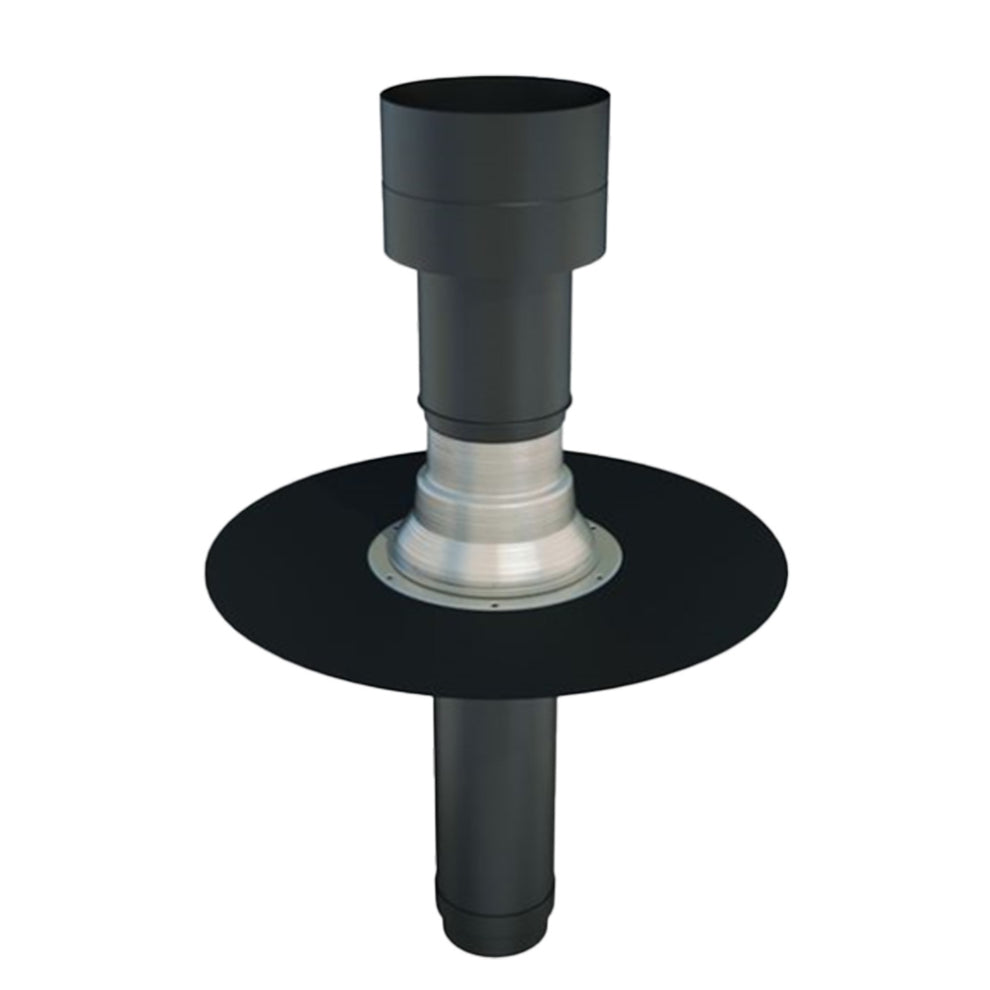 Flat Roof Vent - OFT 5 EPDM 150mm c/w Rubber Flashing – BPC Ventilation ...