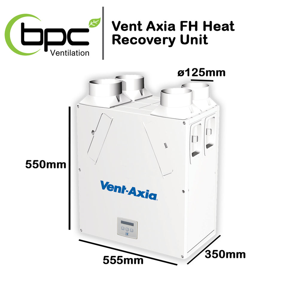 (LH)Vent Axia Sentinel Kinetic FH Heat Recovery – BPC Ventilation Store