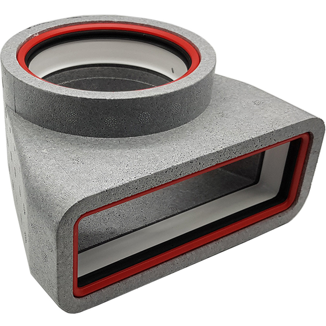 Verplas Thermal Rectangular Plenum-Spigot – BPC Ventilation Store